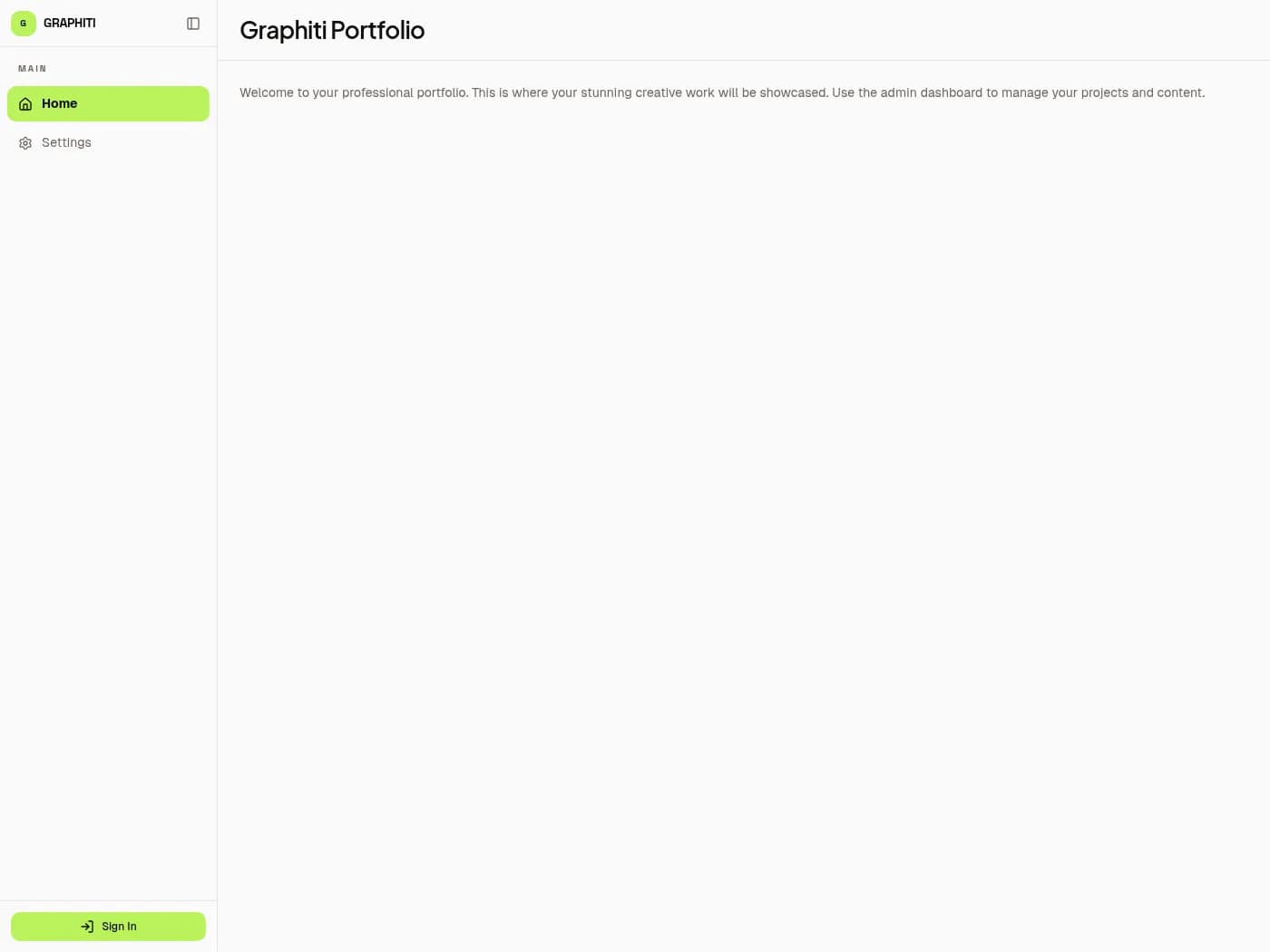 Graphiti Portfolio