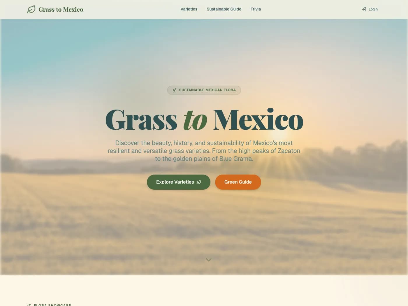 Grass to Mexico