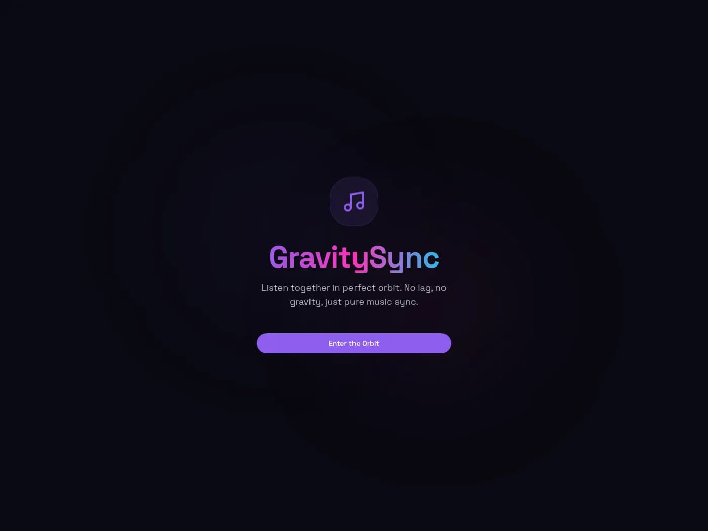 GravitySync Music App