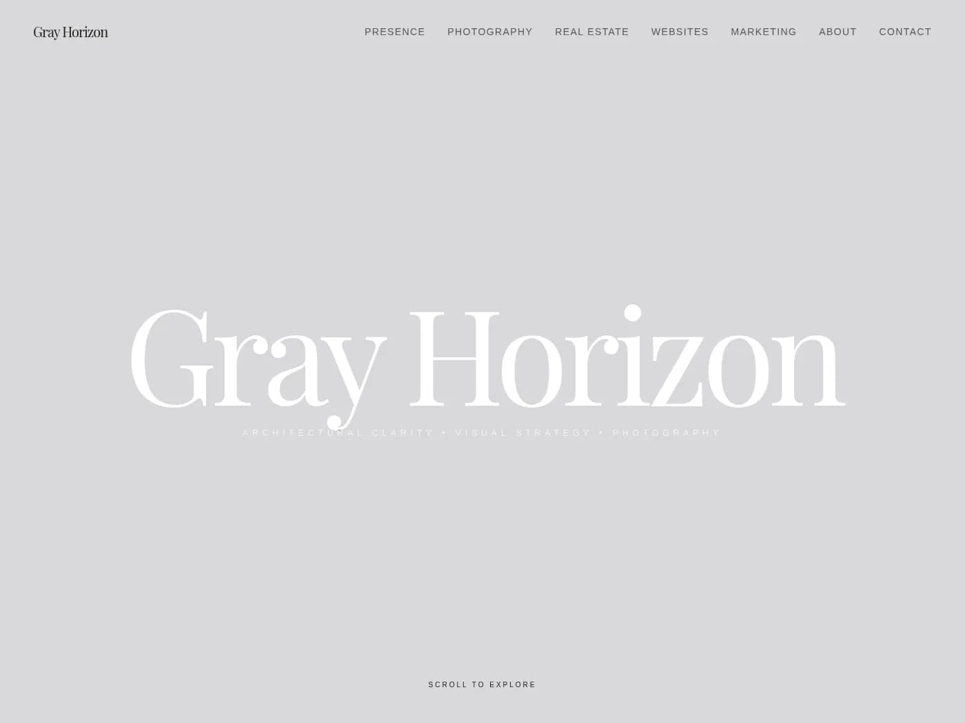 Gray Horizon Studio Site