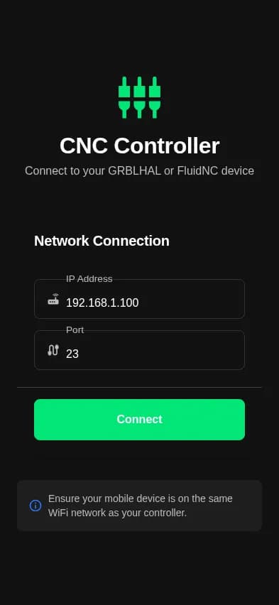 GRBLHAL Controller Mobile