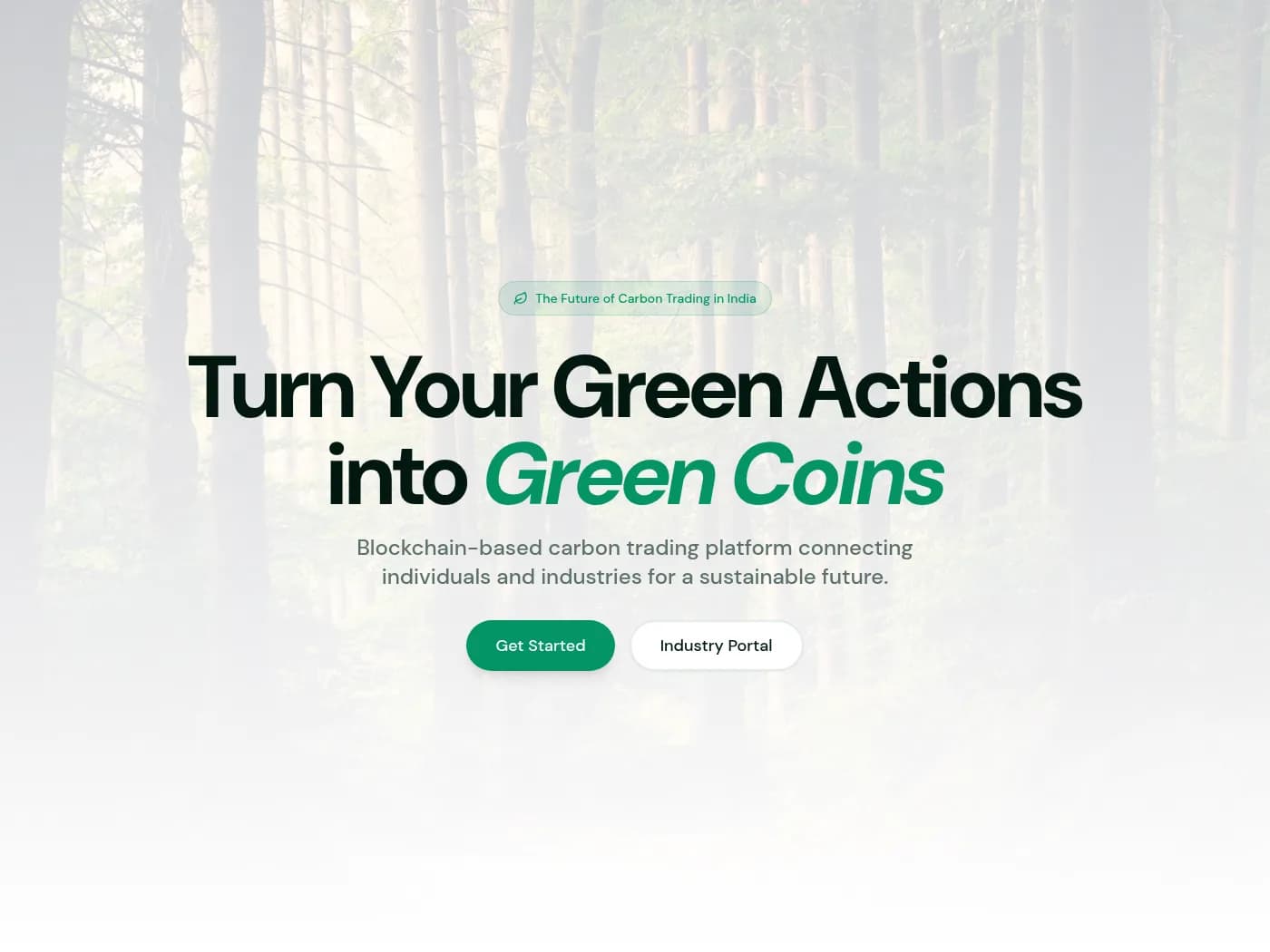 Green Coins Carbon Platform