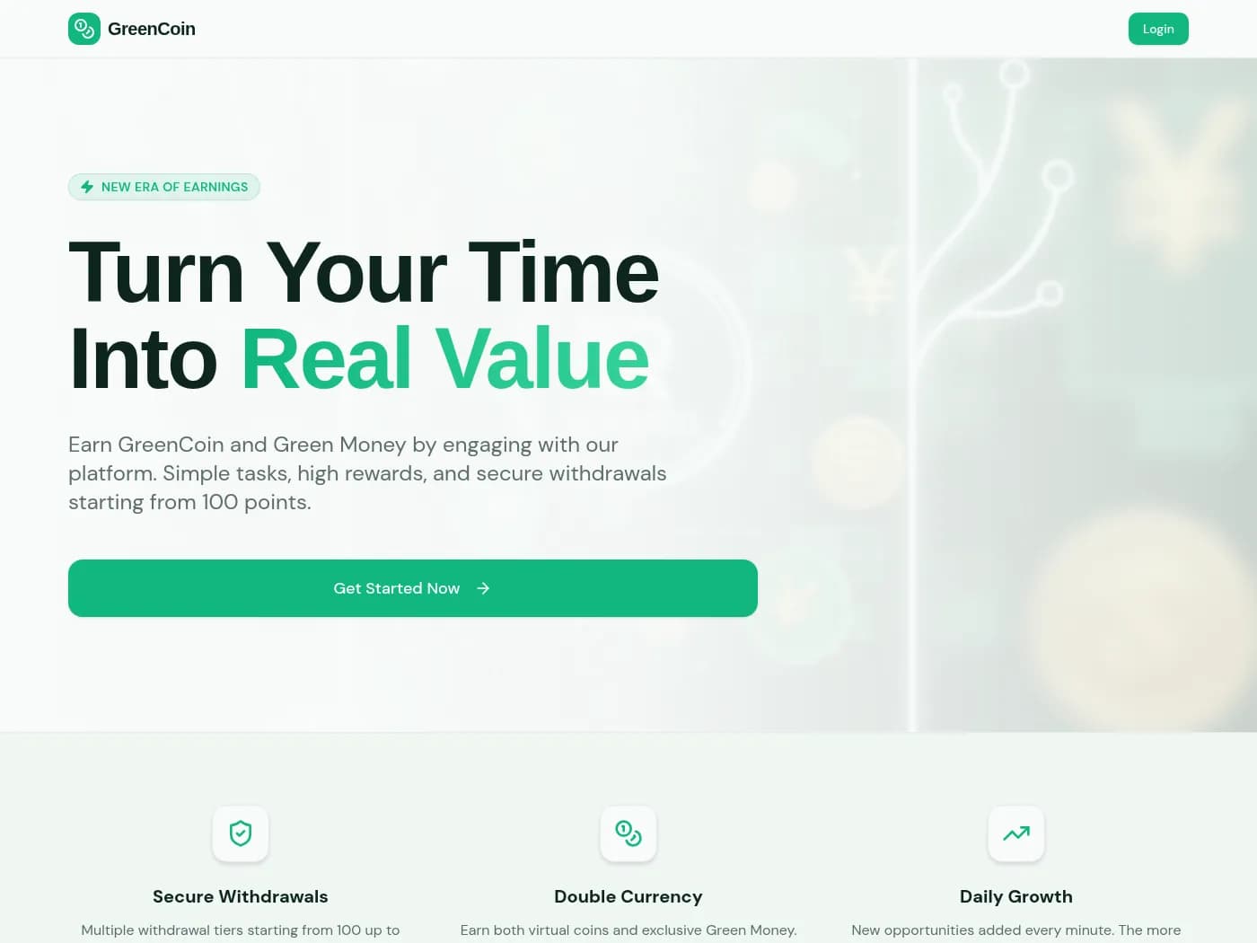 GreenCoin Profitable App
