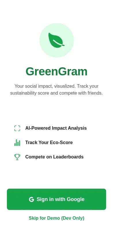 GreenGram Social App