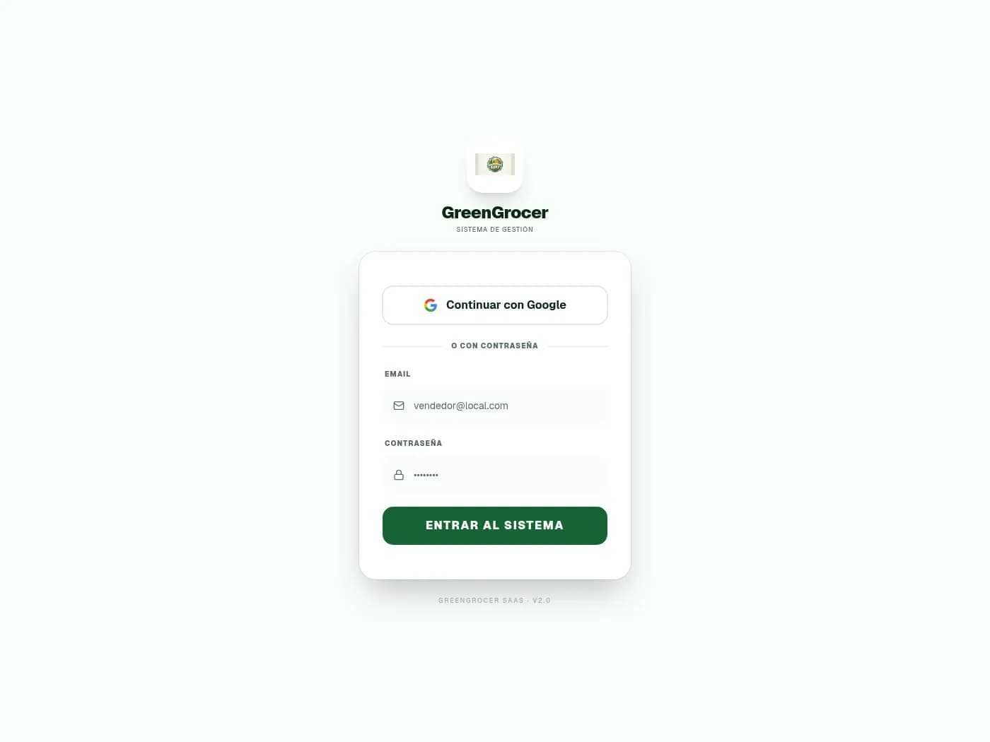 GreenGrocer SaaS Suite