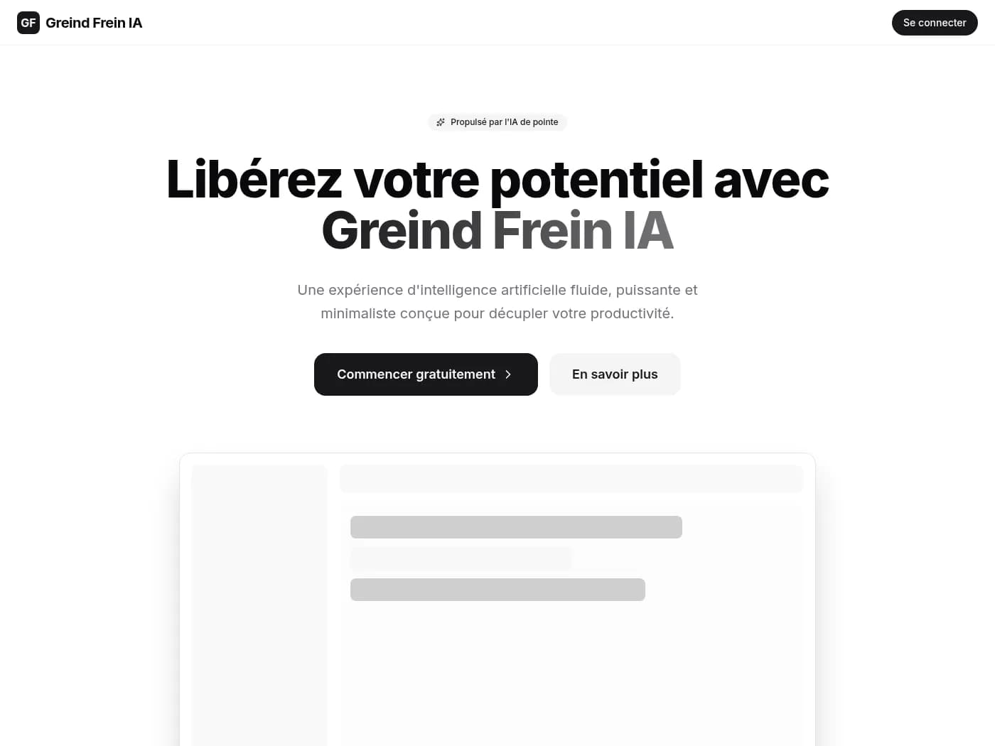 Greind Frein IA Clone