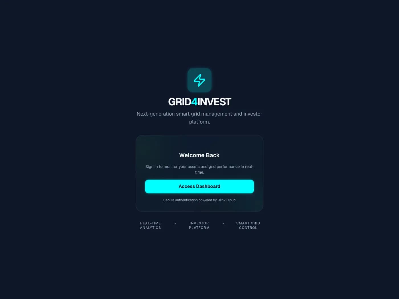 GRID4INVEST Dashboard