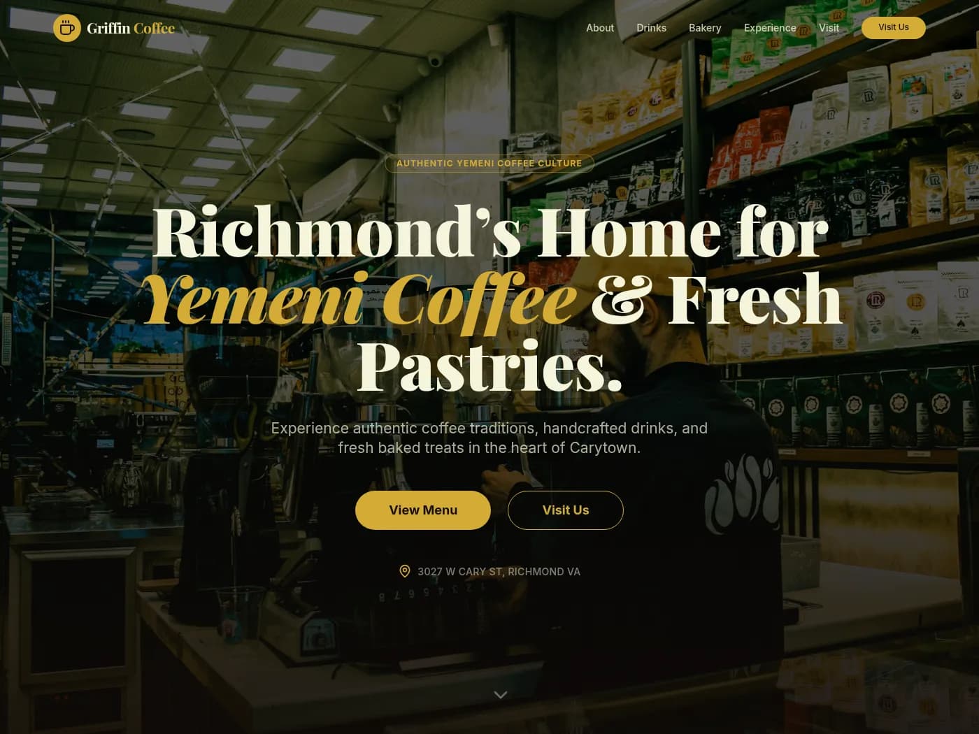 Griffin Coffee Website