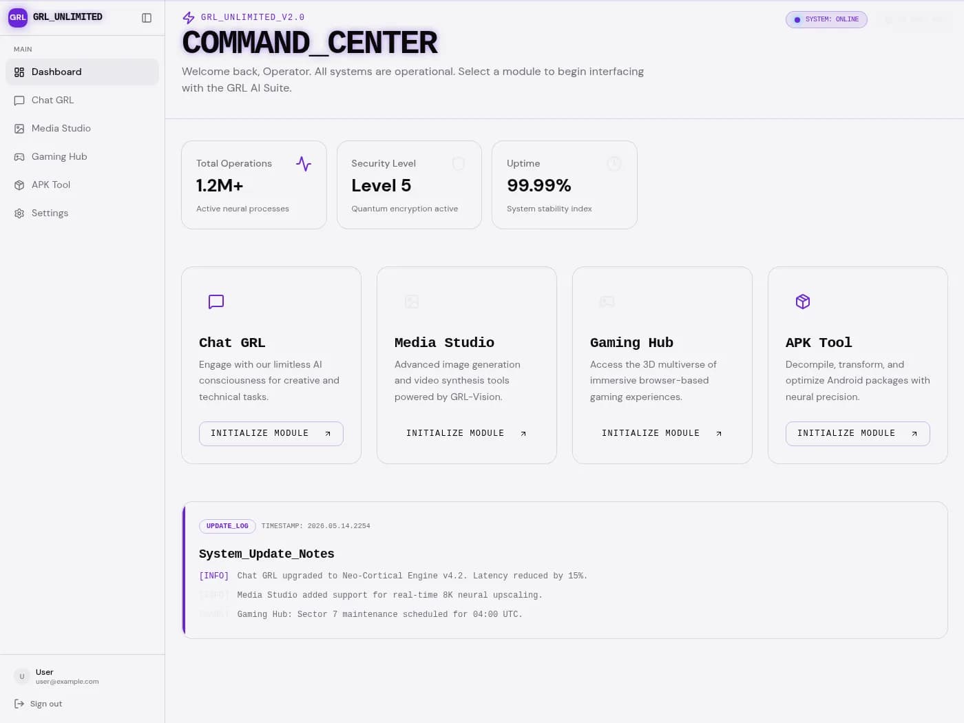 GRL Unlimited AI Suite