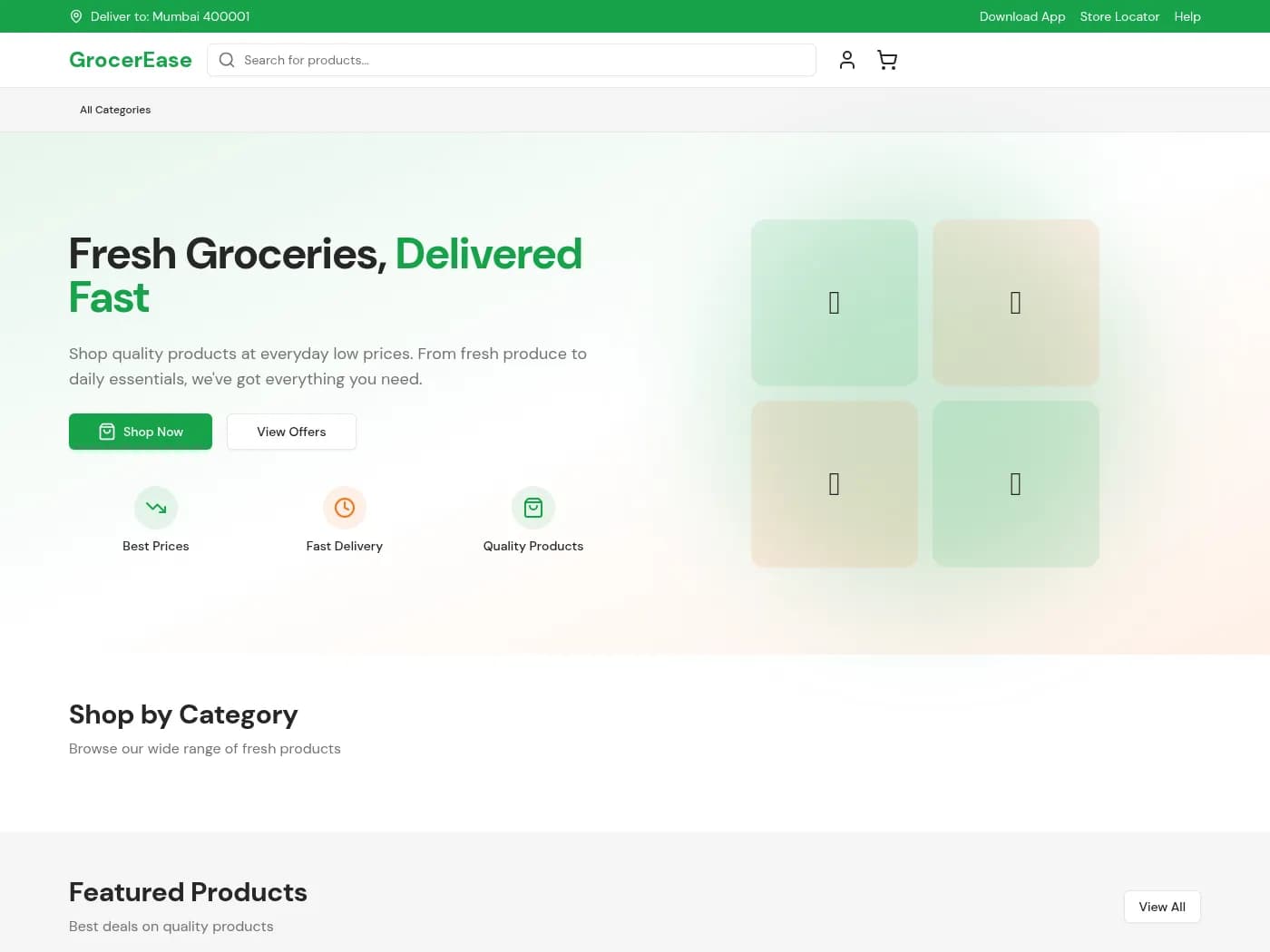 GrocerEase Online Market