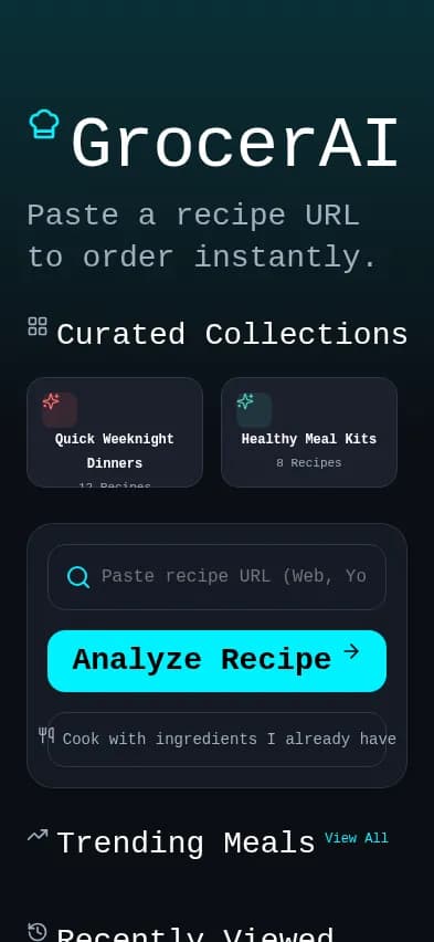 GrocerAI Delivery App