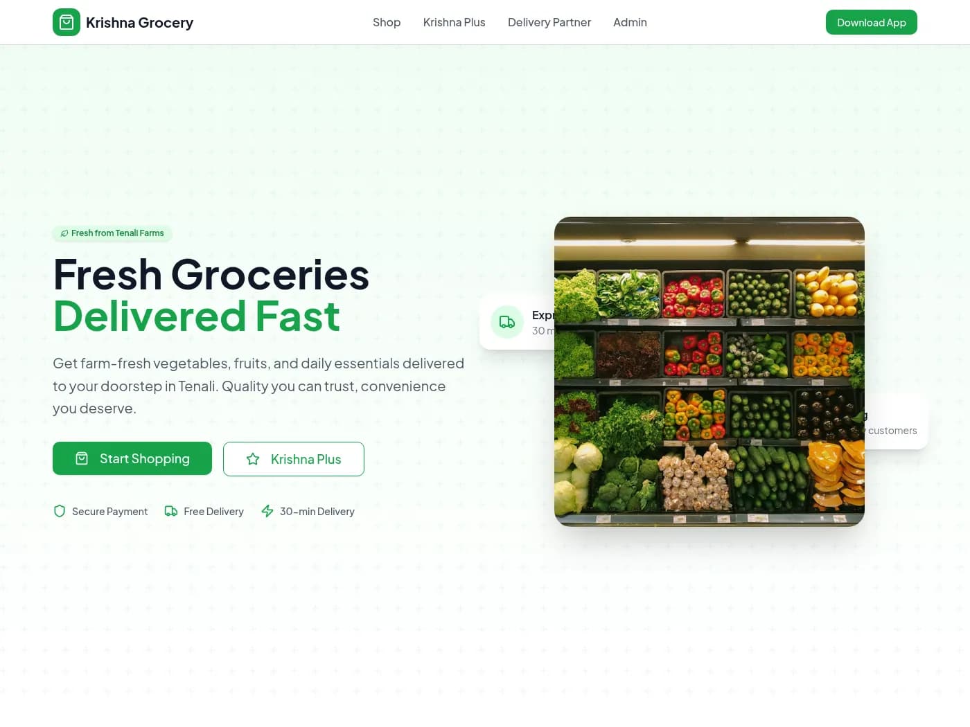 Krishna Grocery Ecosystem