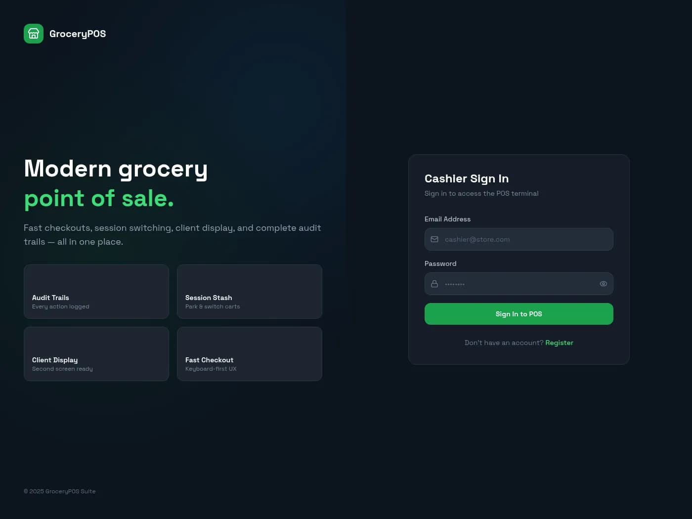 Grocery POS Suite