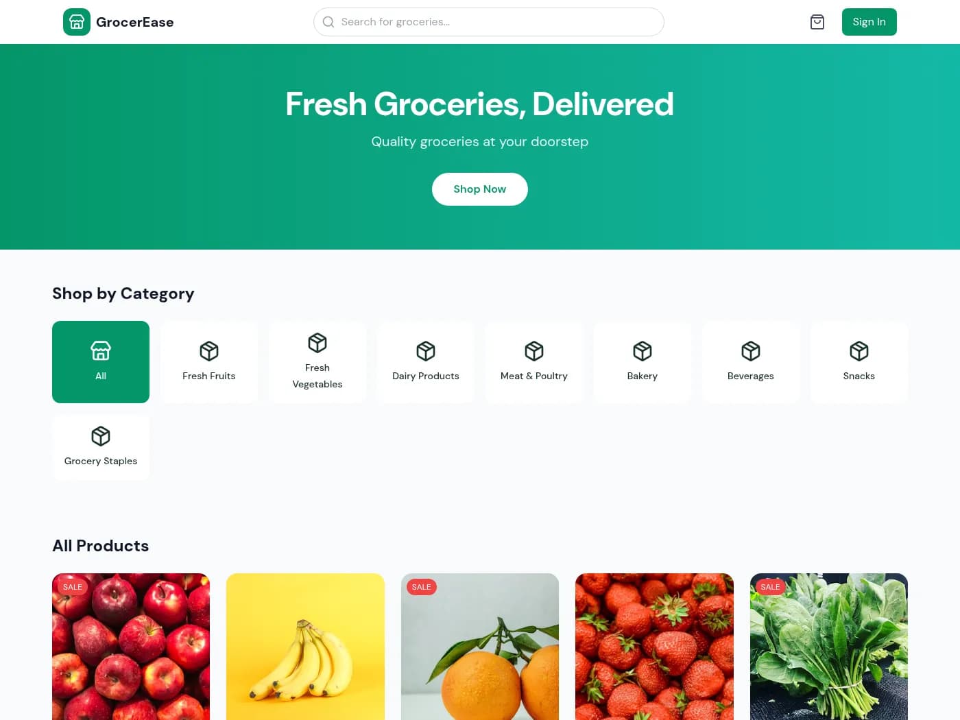 GrocerEase Manager