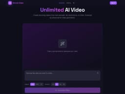 Unlimited Grock Video AI