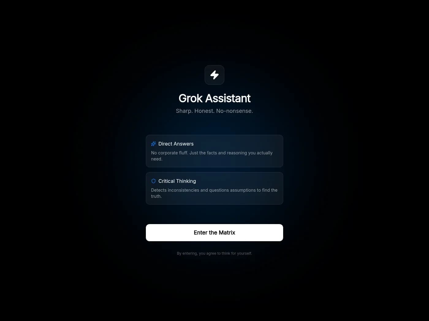 Grok-Inspired AI Assistant