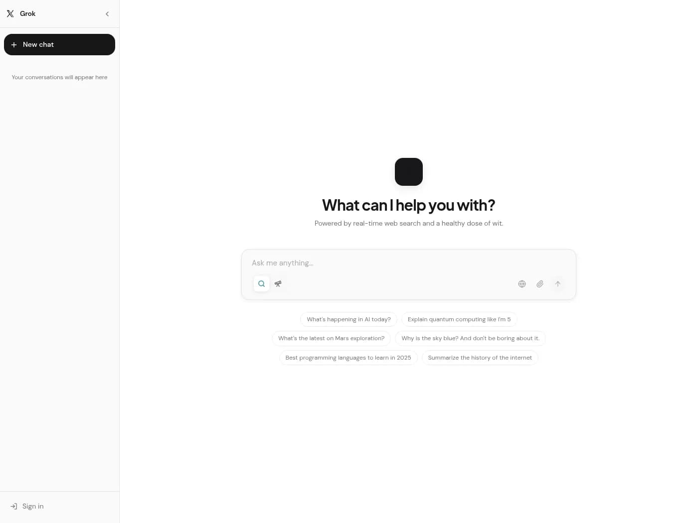 Grok AI Chatbot