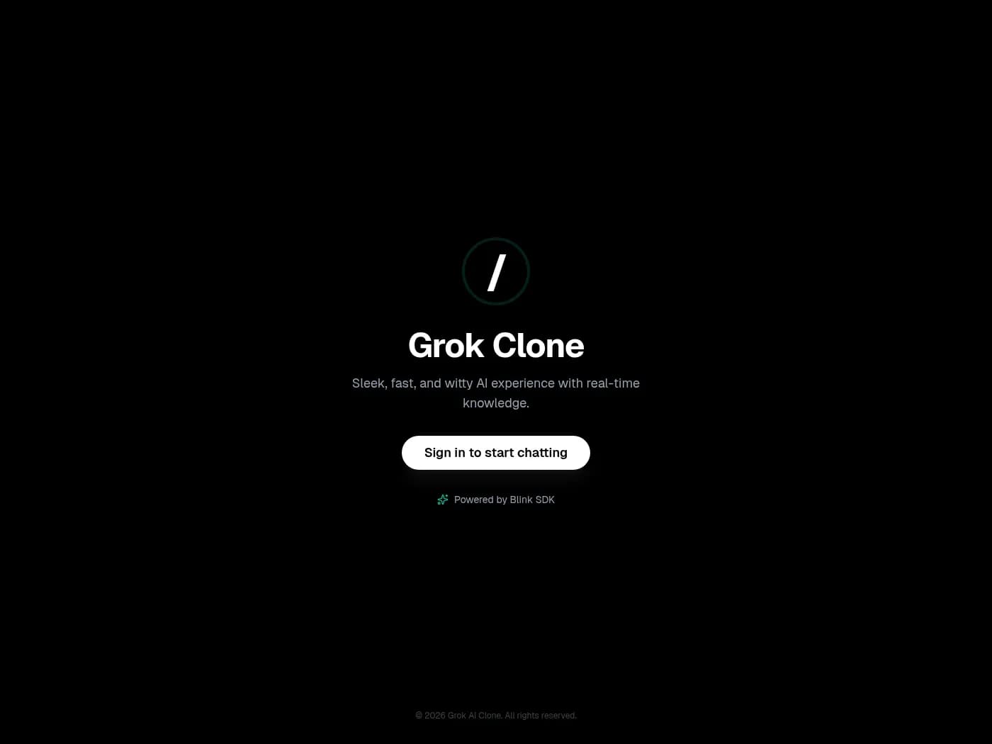 Grok AI Clone