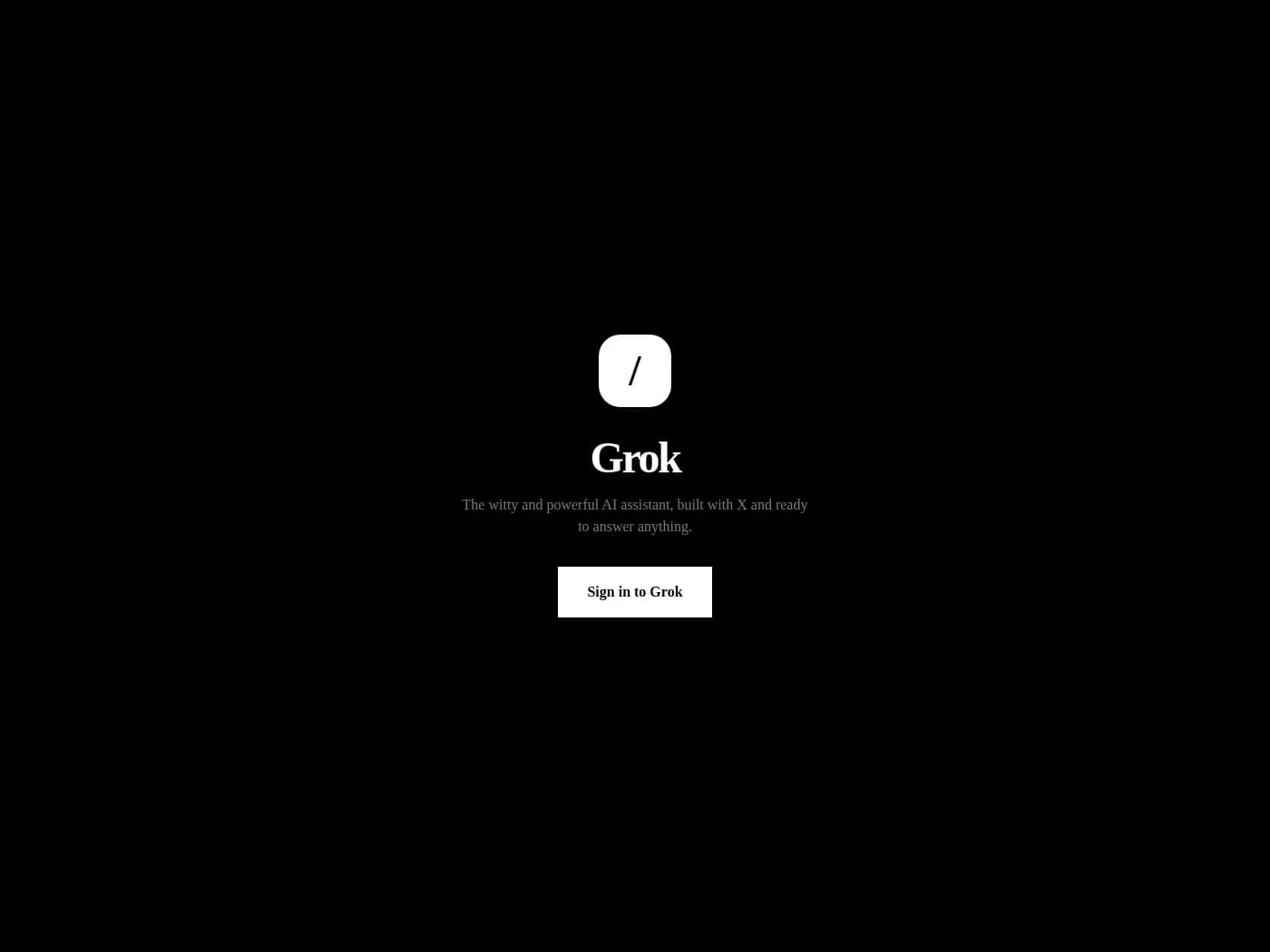 Grok AI Clone