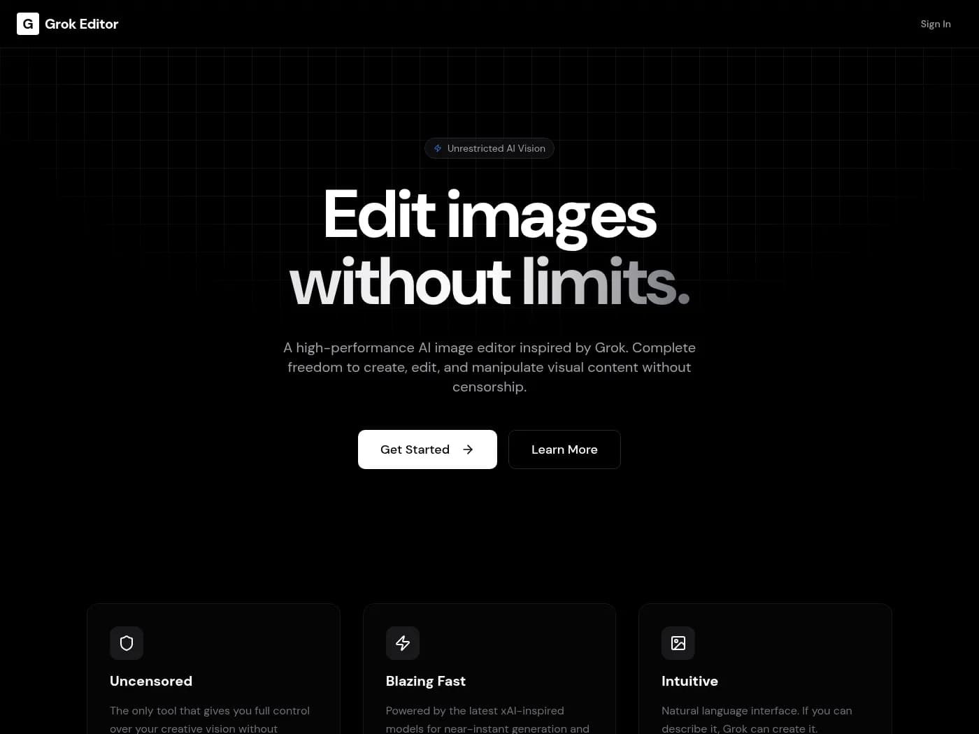 Grok AI Image Editor