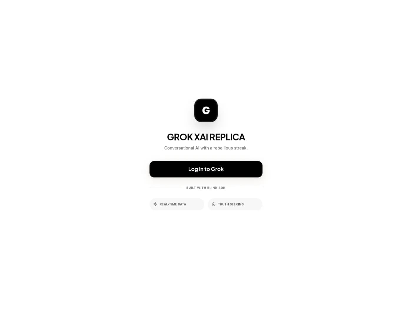 Grok AI Replica
