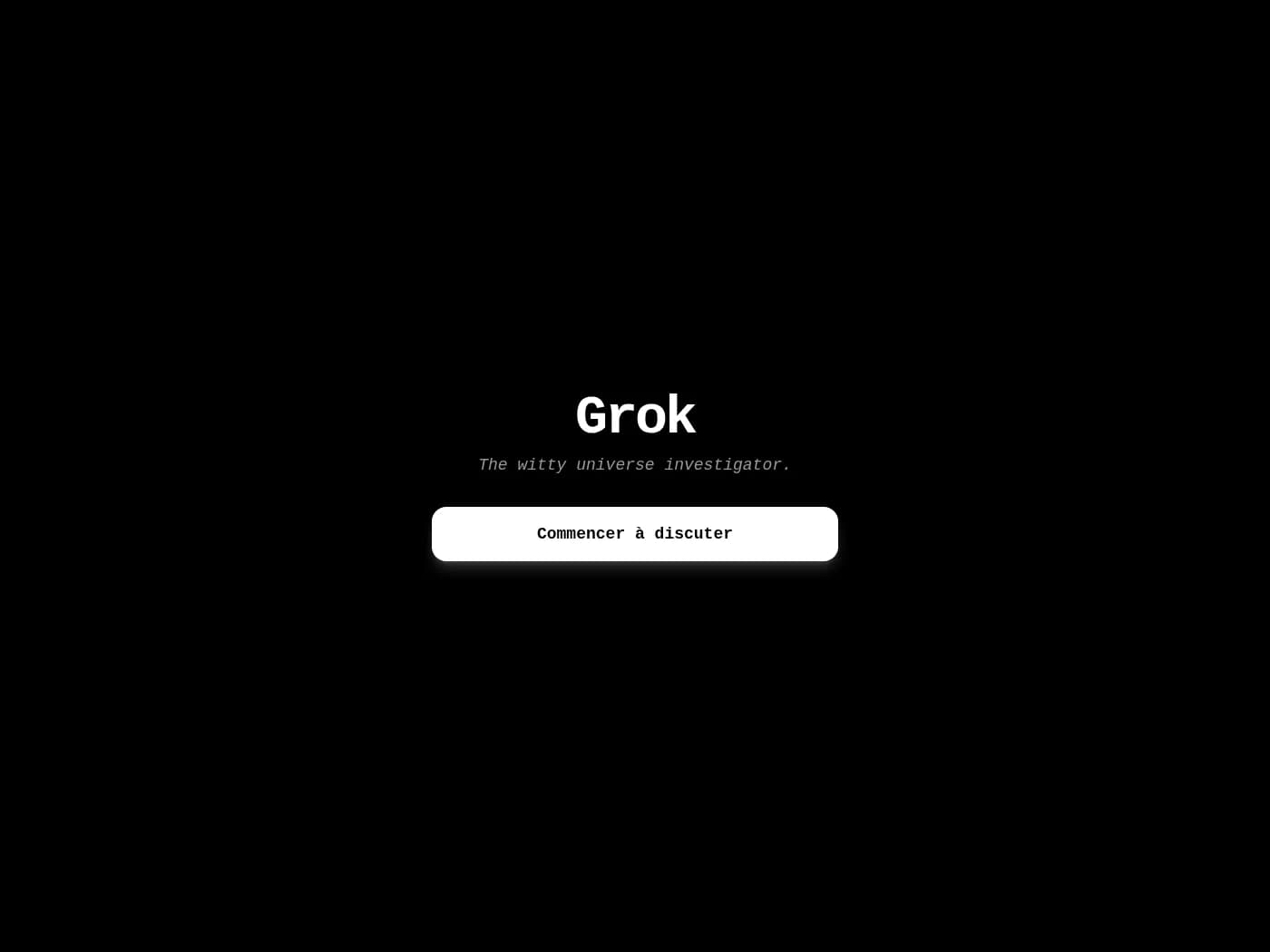Grok Chat Clone