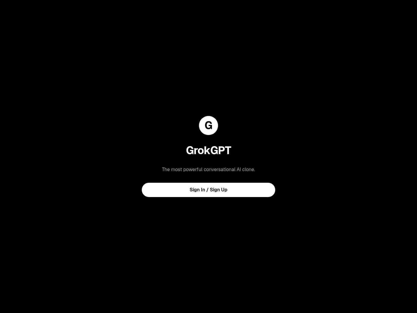 GrokGPT Web Clone