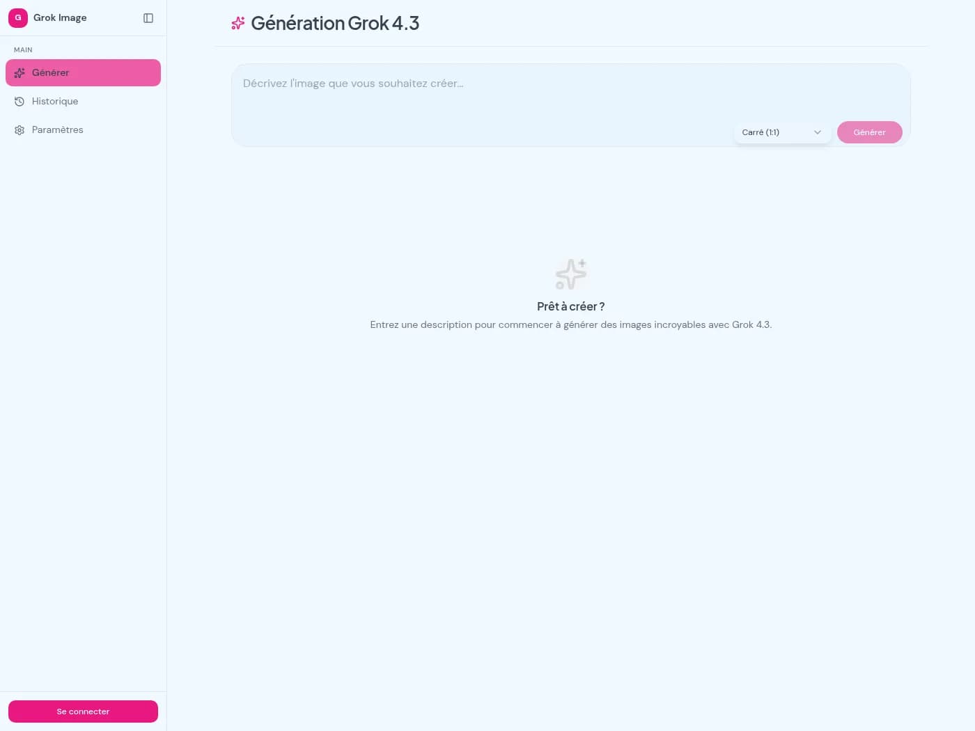 Grok 4.3 Image Clone