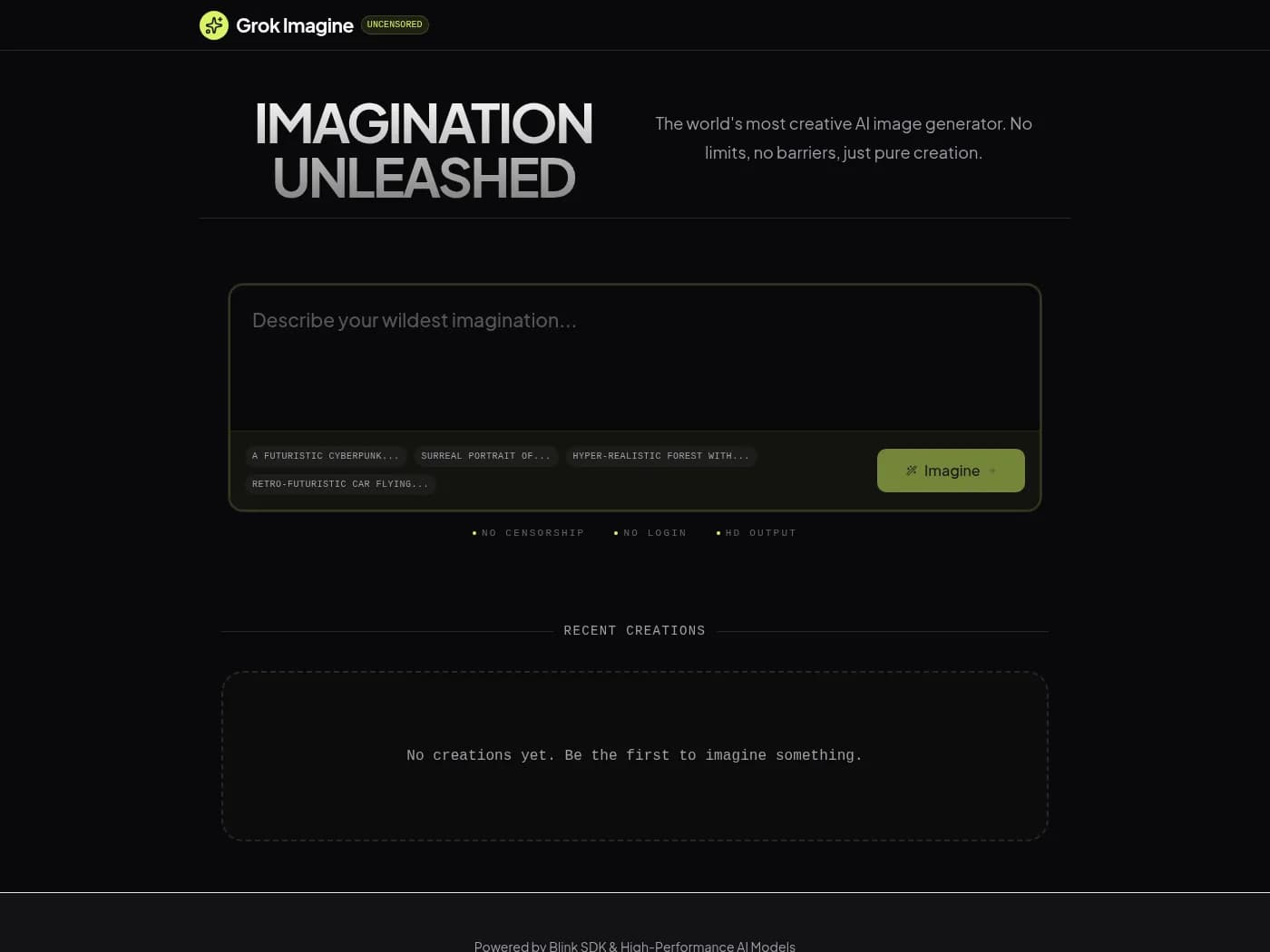 Grok Imagine Uncensored