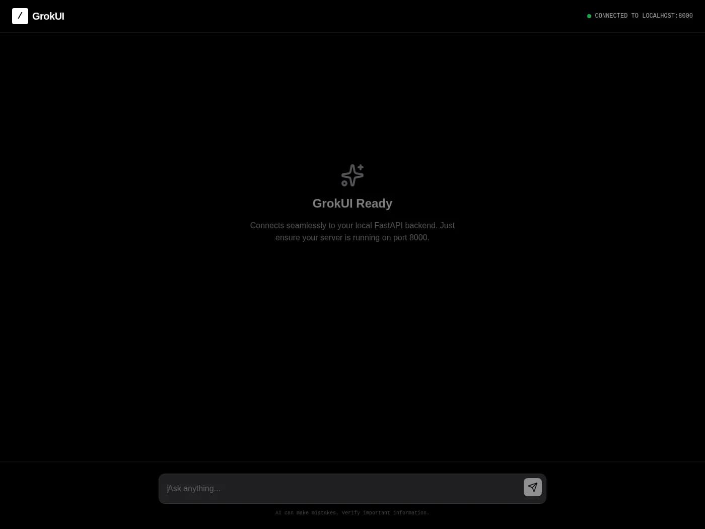 GrokUI Chat Web