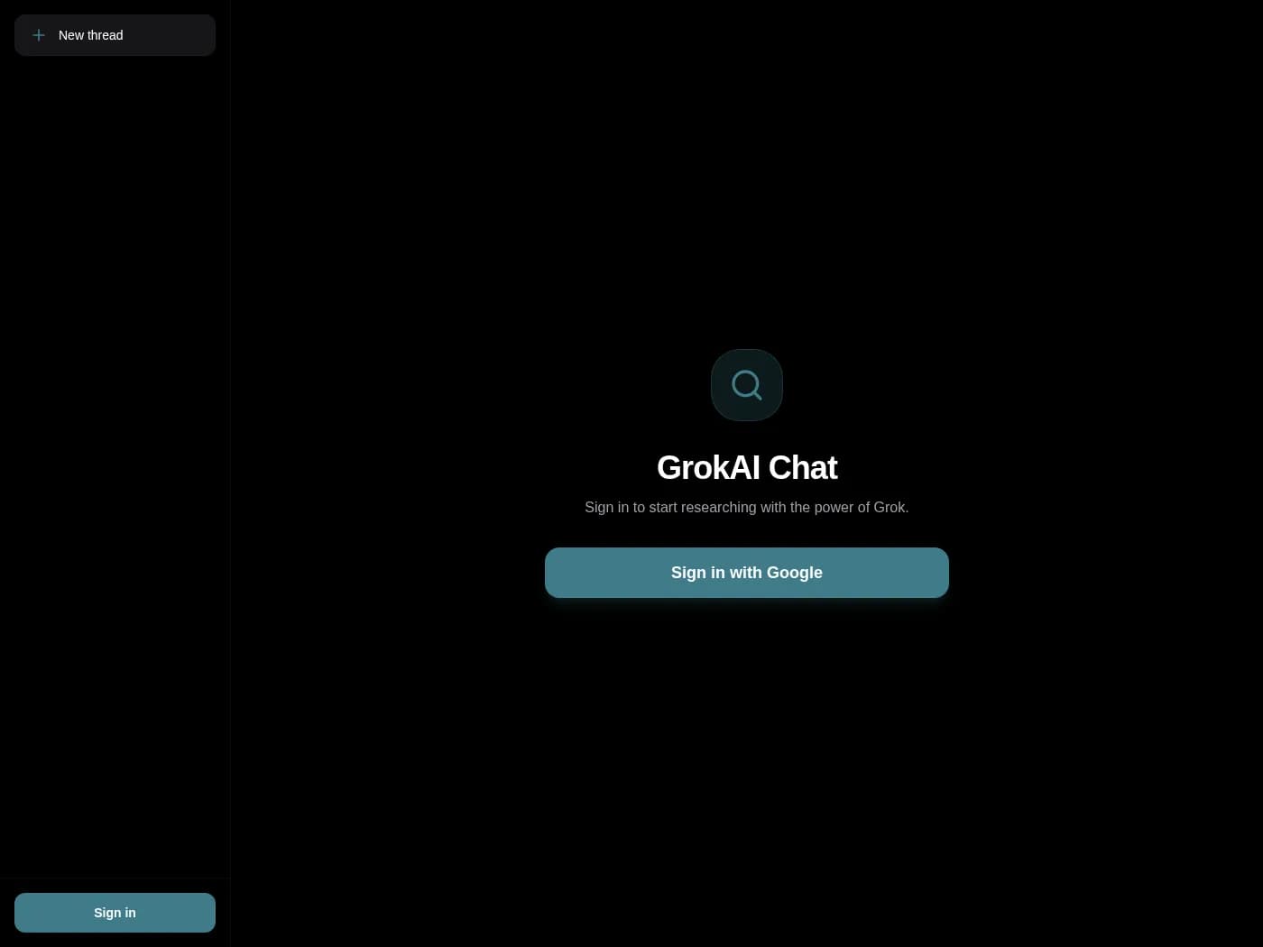 GrokAI Chat Assistant