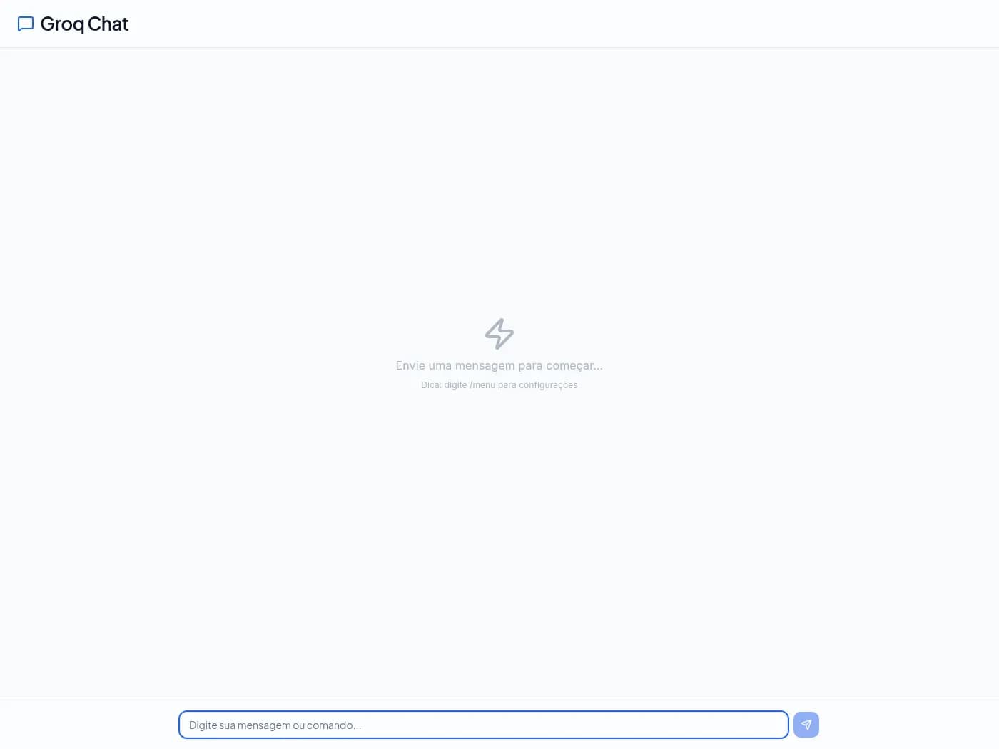 Groq One-File Chat