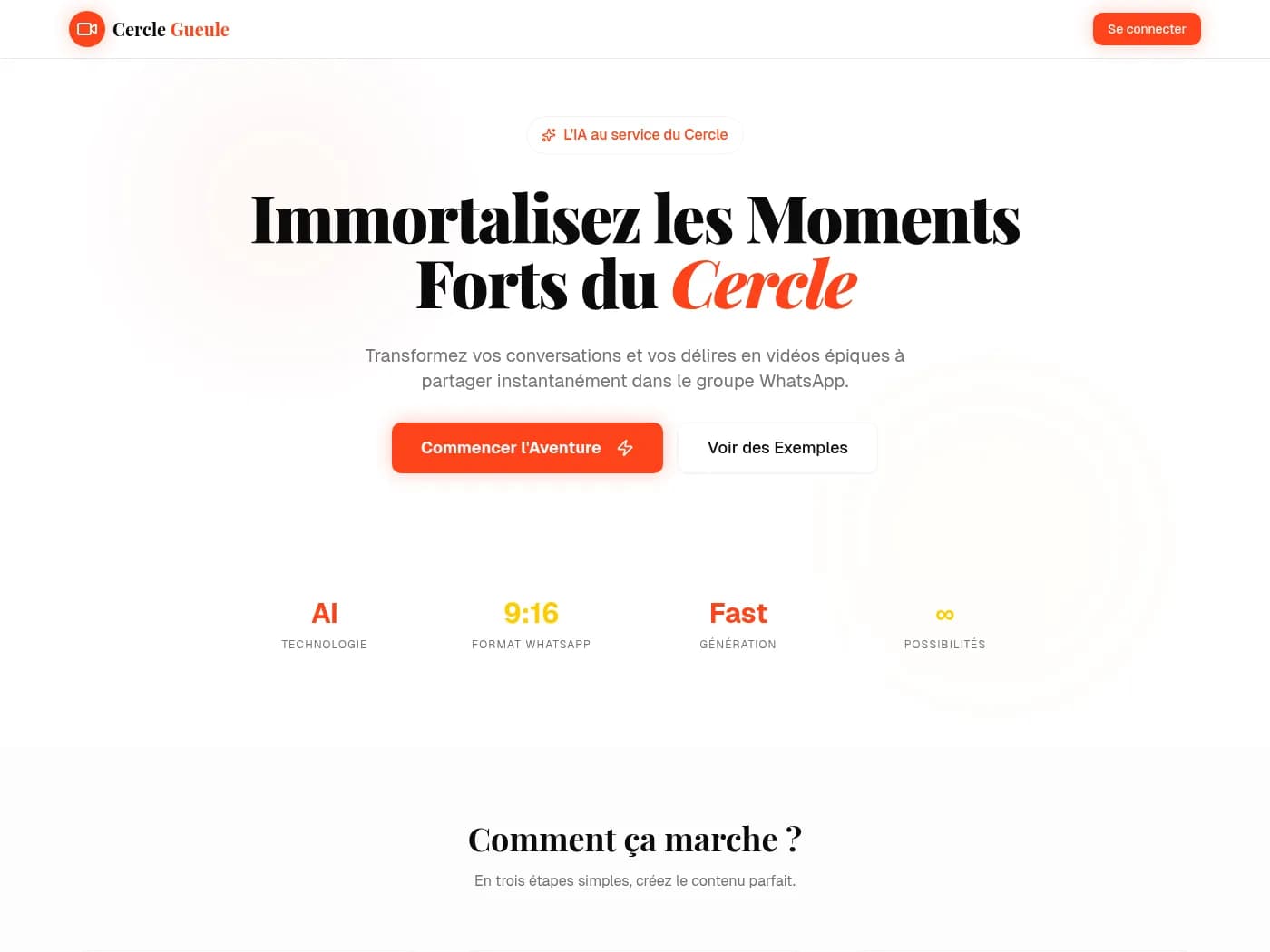 Cercle Groupe Video Maker