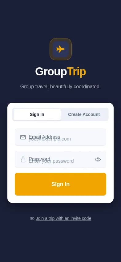 GroupTrip Logistics