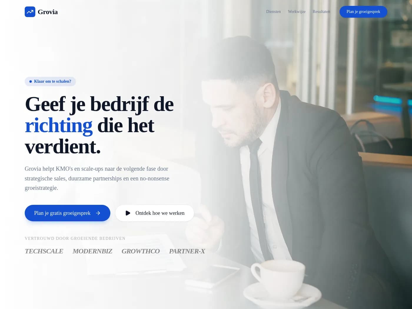 Grovia Growth Website