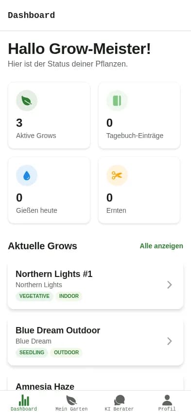 GrowAI Plant Diary