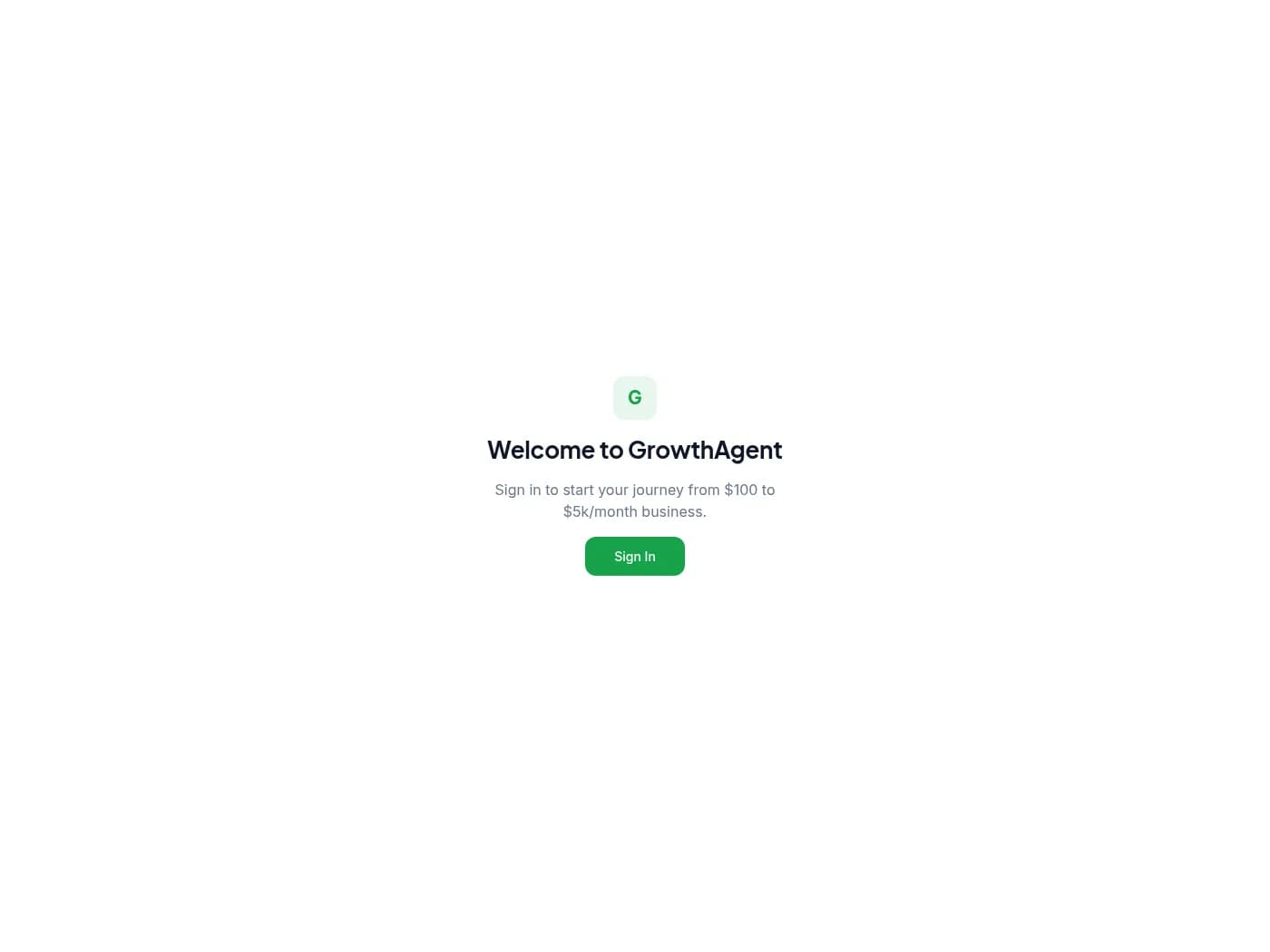 Growth Agent Dashboard