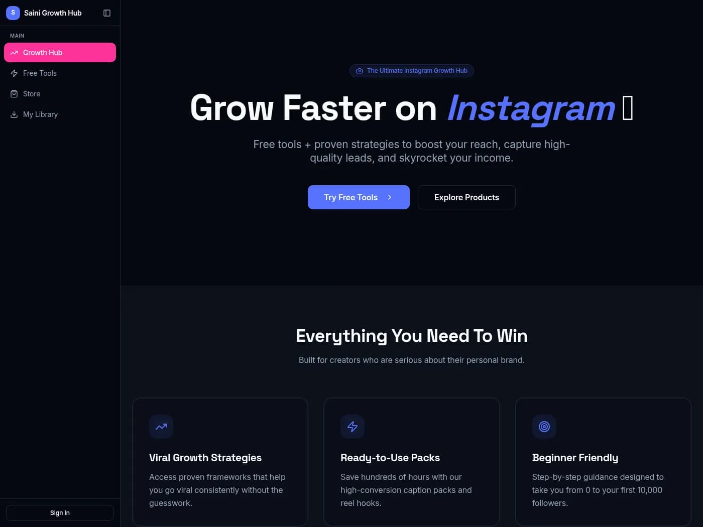 Saini Growth Hub