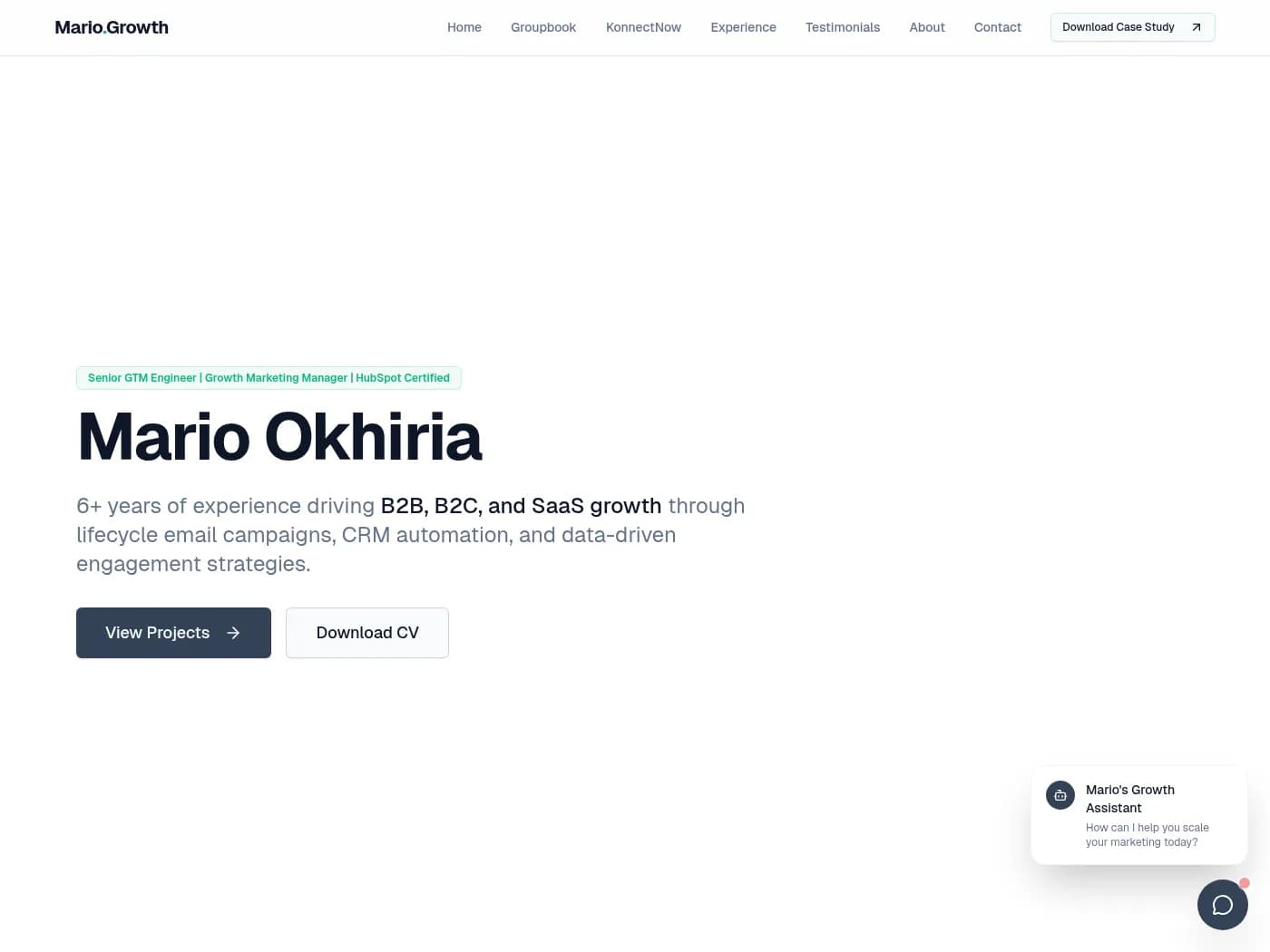 GrowthMarketer Portfolio