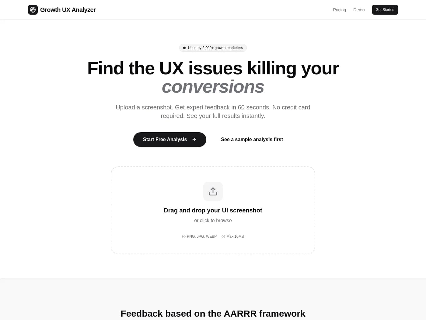 Growth UX Analyzer