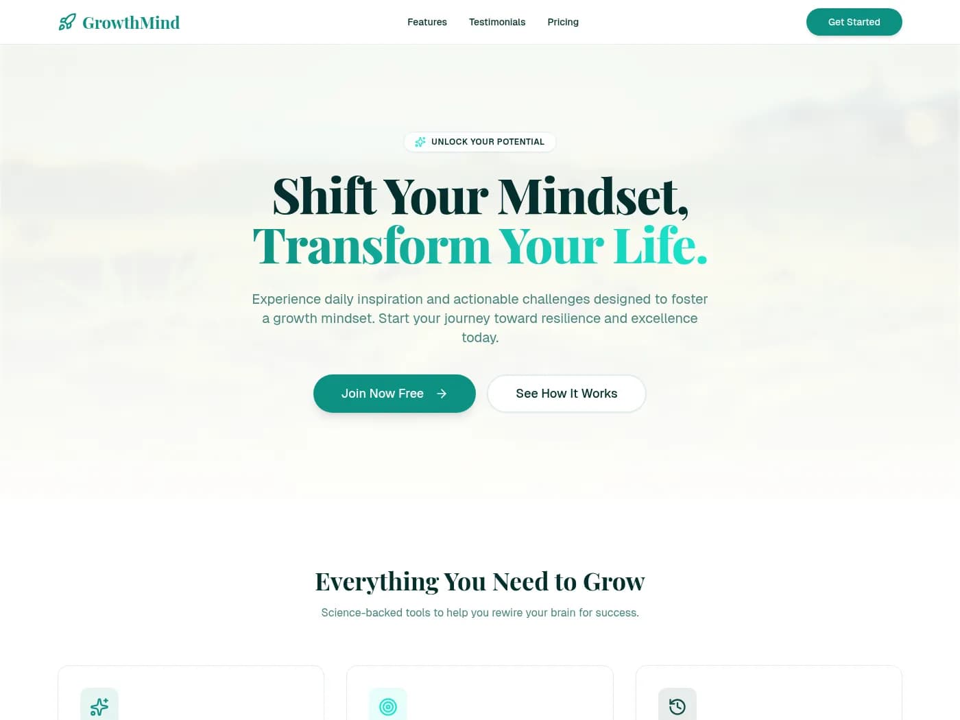 GrowthMindset Booster