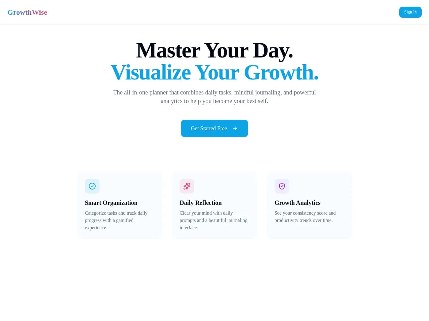 GrowthWise Planner