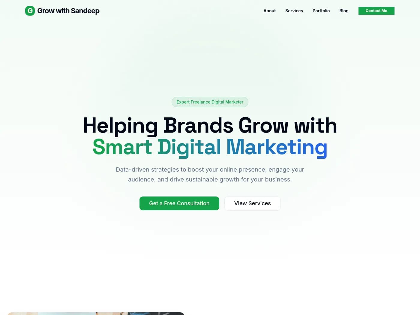 Grow with Sandeep Site