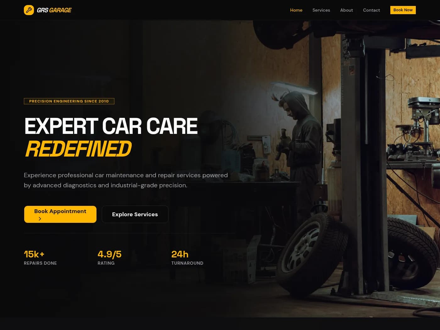 GRS Garage Website