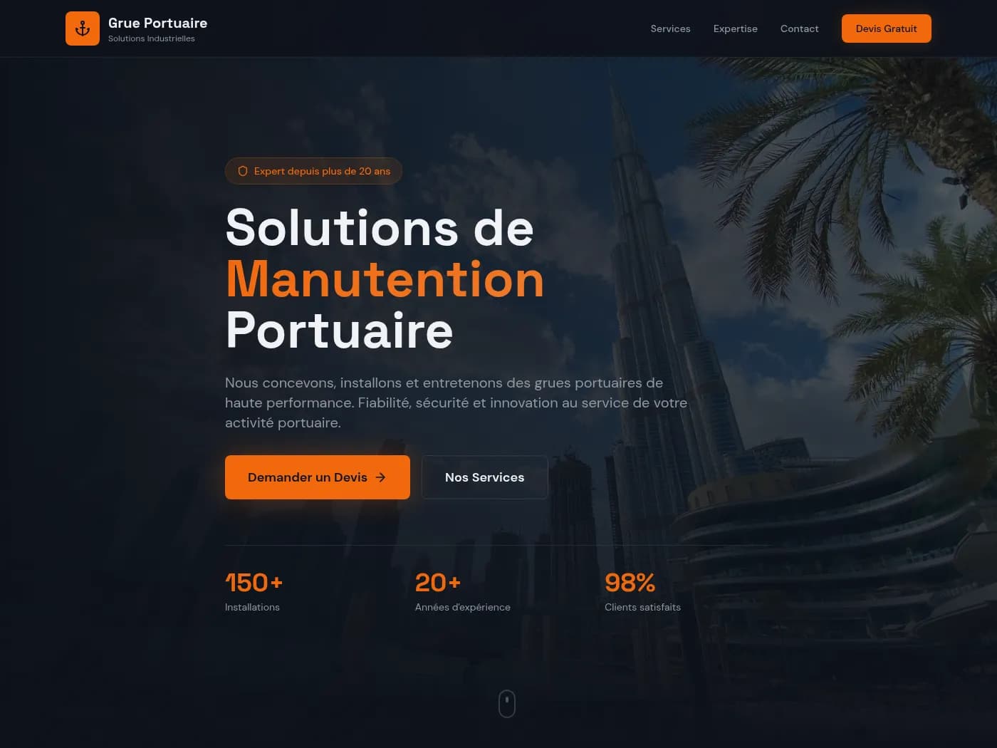 Grue Portuaire Web