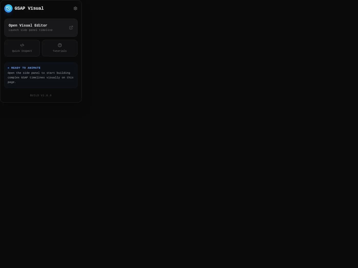 GSAP Visual Editor