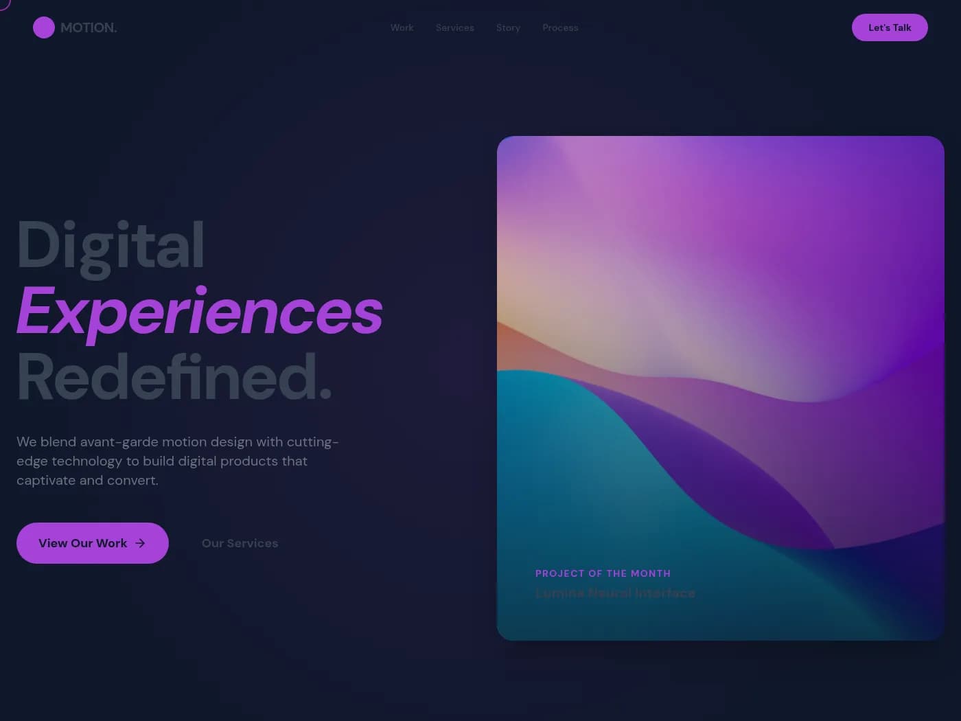 GSAP Motion Site