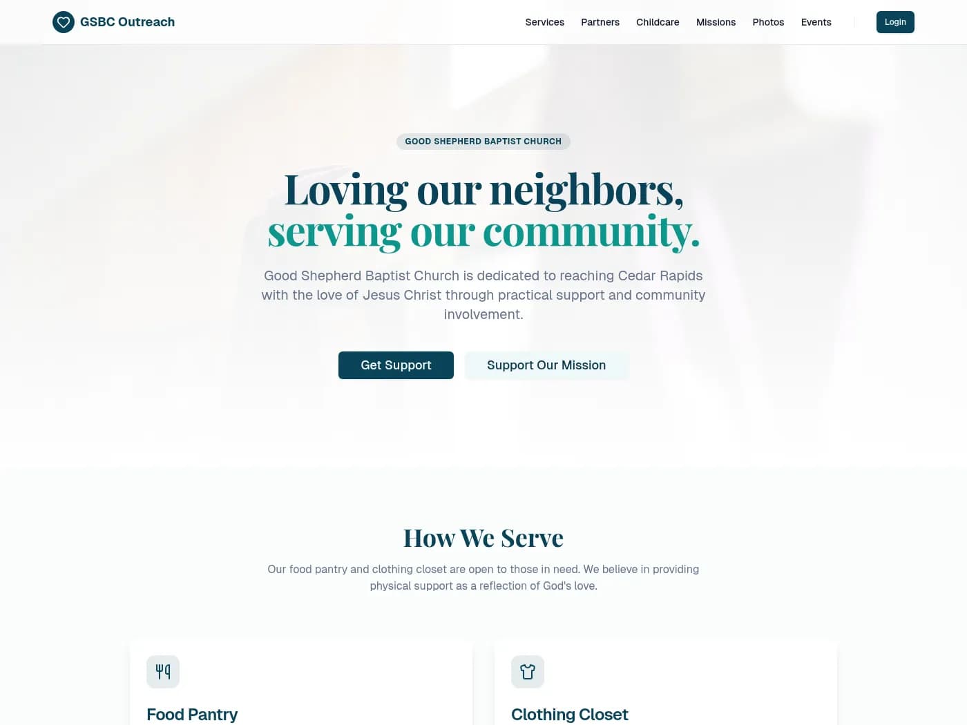Shepherd Community Outreach Page