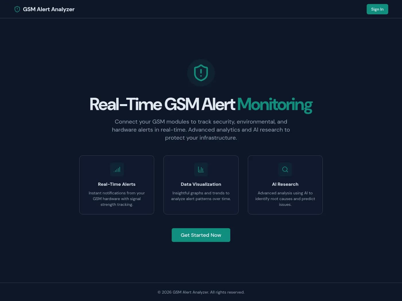 GSM Alert Analyzer