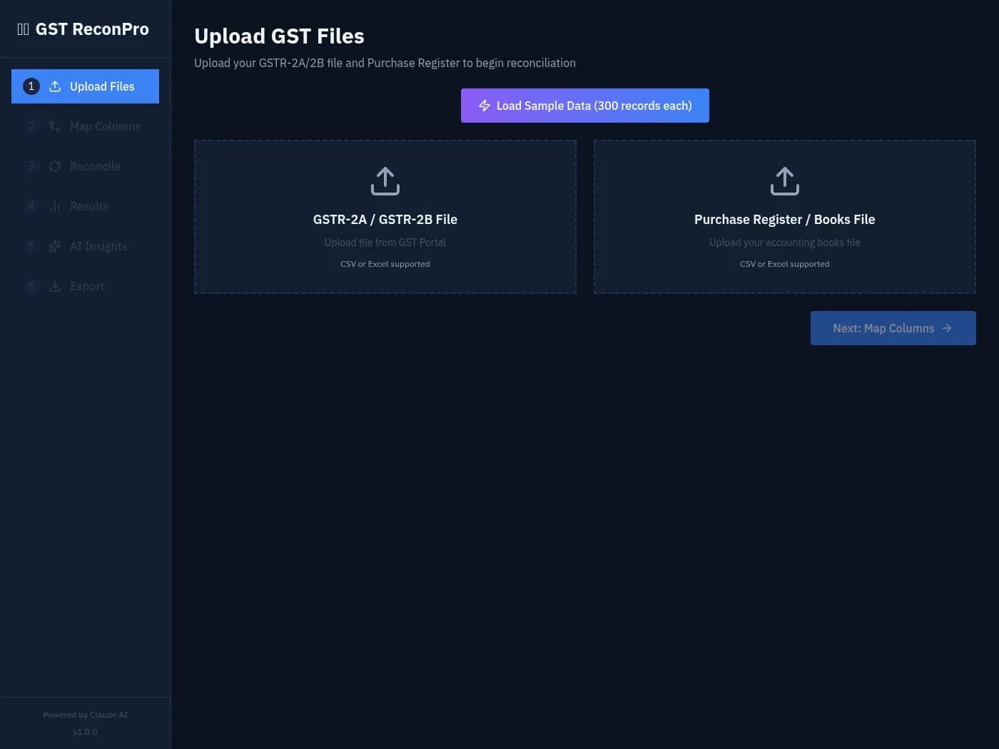 GST ReconPro Web App